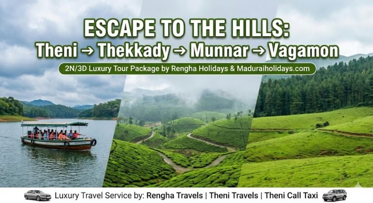 Escape to the Hills: The Ultimate 2N/3D Theni to Thekkady, Munnar ...