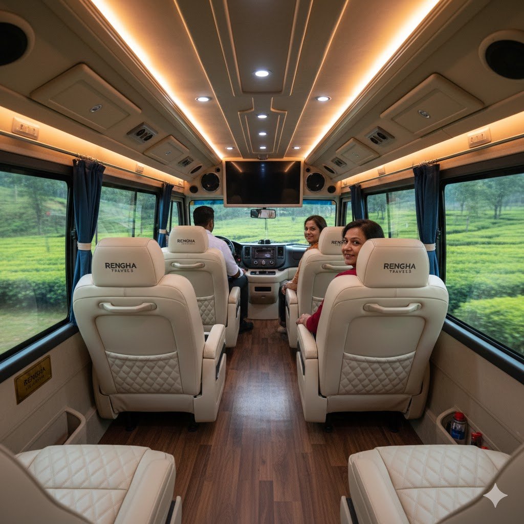 Experience Peak Comfort: Maharaja Tempo Traveller Rentals from ...